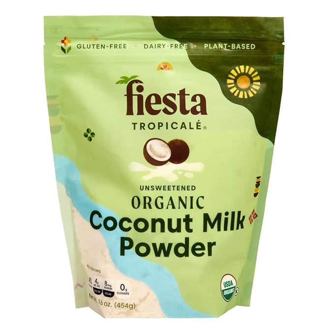 Amazon.com: Fiesta Tropicalé Unsweetened Organic Coconut Milk Powder ...