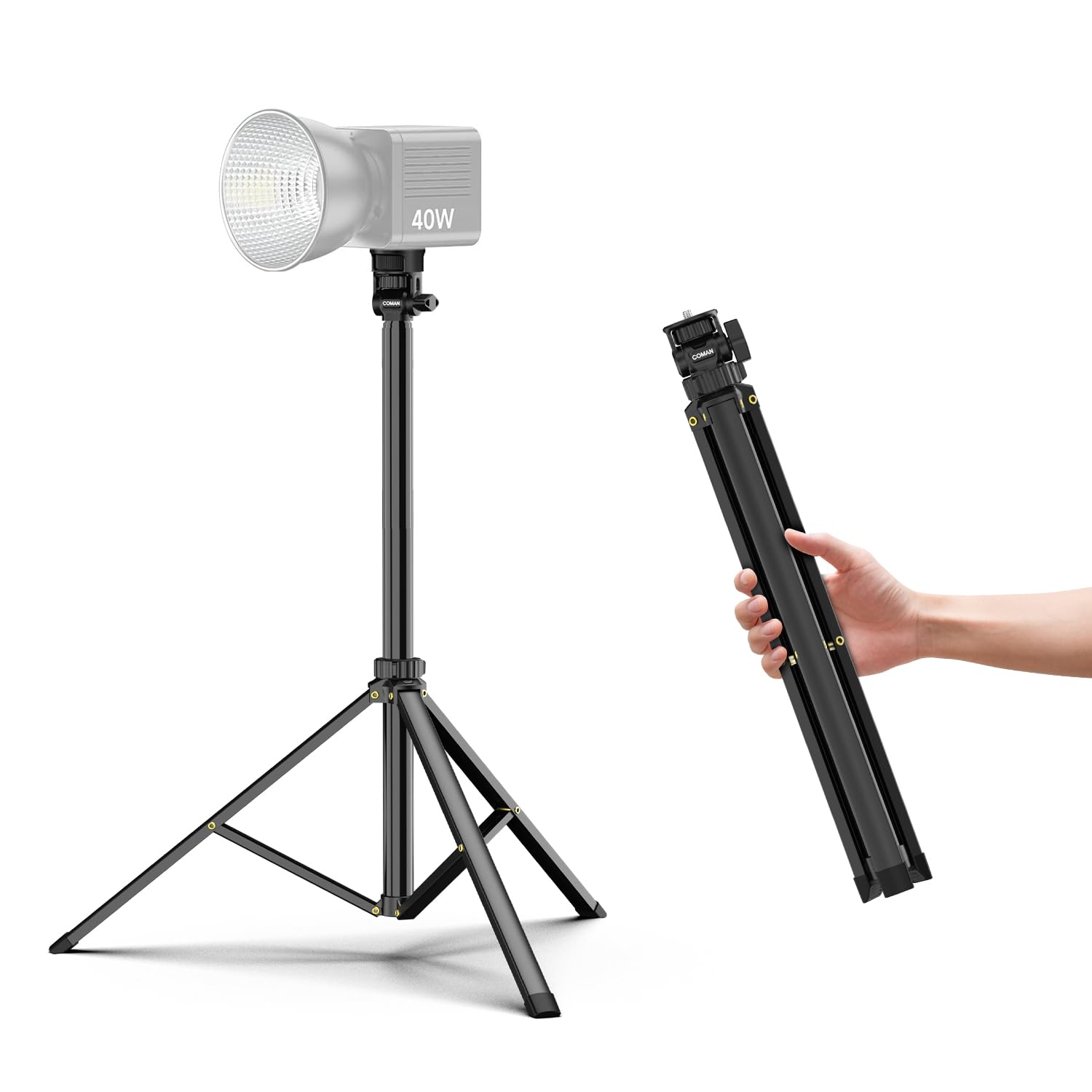 Amazon.com : MT-60 Flexible Light Tripod Stand Lightweight Portable ...