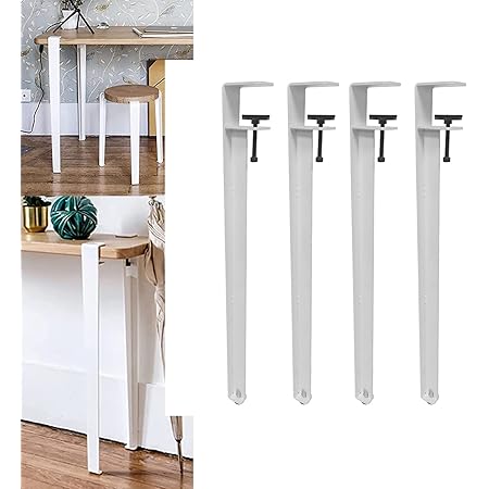 Shepherd Hardware 16" Adjustable Fit Table Clamp Legs, Black - Amazon.com