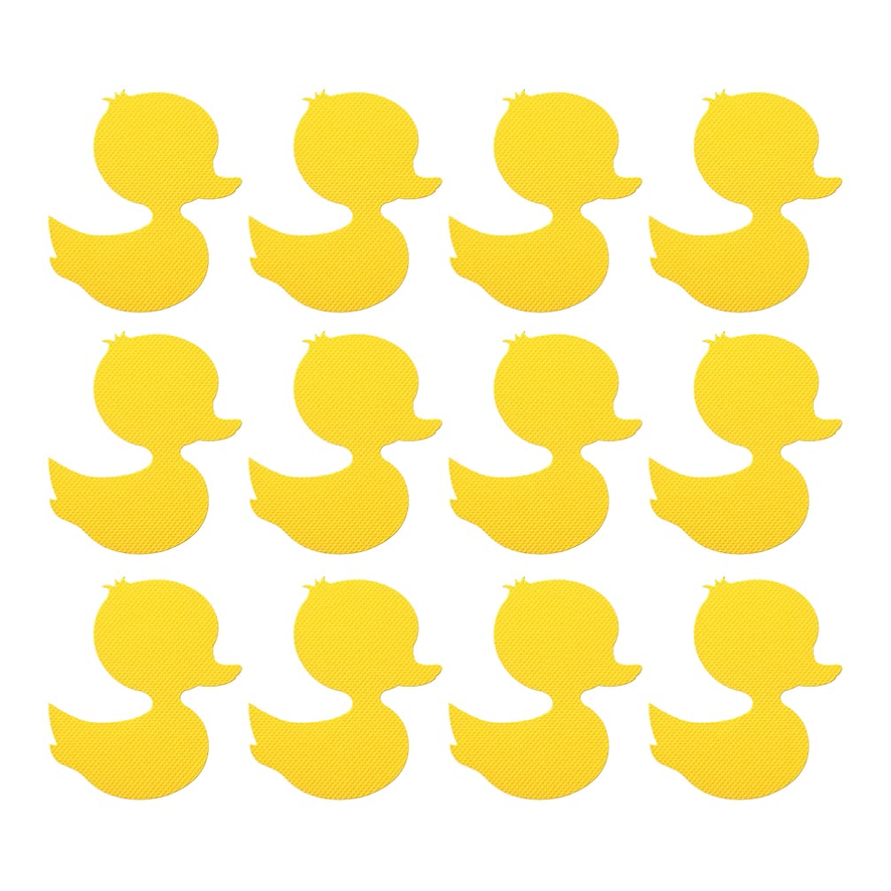 Amazon.com: Toddmomy Duck Non Slip Stickers 12Pcs Bathtub Non Slip ...