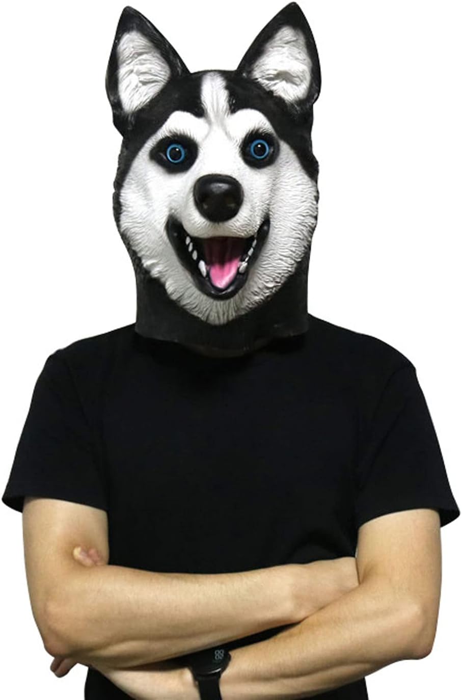 Amazon.com: Edlike Halloween Animal Mask,Funny Full Head Dog Mask ...