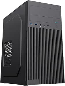 Enterprise Pro Black Office Business PC Case, Micro ATX, 12cm Fan, Mesh ...