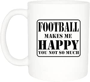 Amazon.com: Rogue River Tactical Best Funny Coffee Mug Football Makes ...