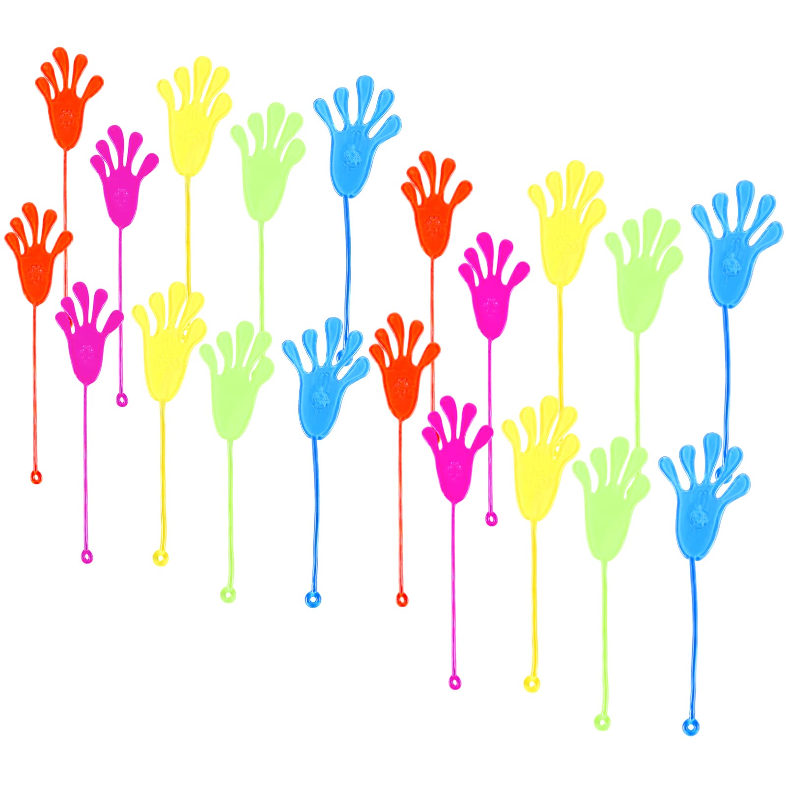 20 Pcs Sticky Hands Toys, Colorful Kids Party Favors Easter Egg Fillers ...