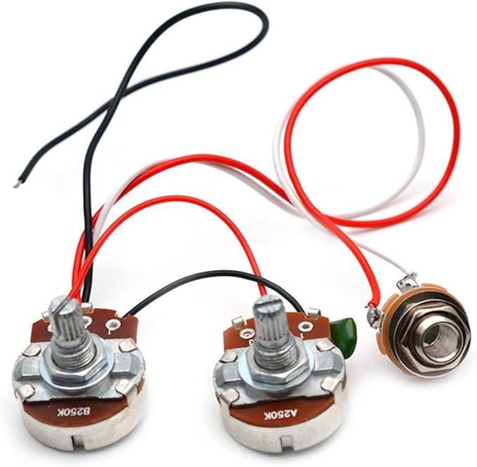 Set Cablaggio Chitarra Elettrica Cablaggio per Basso Kit Precablato per ...