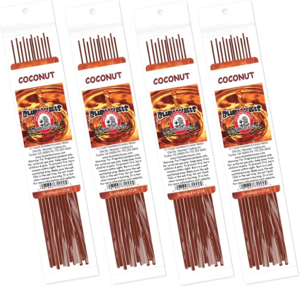 Amazon.com: Blunteffects Premium Hand Dipped Incense - 12 Pack [12 Sticks Each] - 144 11" Sticks ...