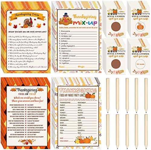 Amazon.com: GEGEWOO Pin The Hat on The Turkey Thanksgiving Party Game ...