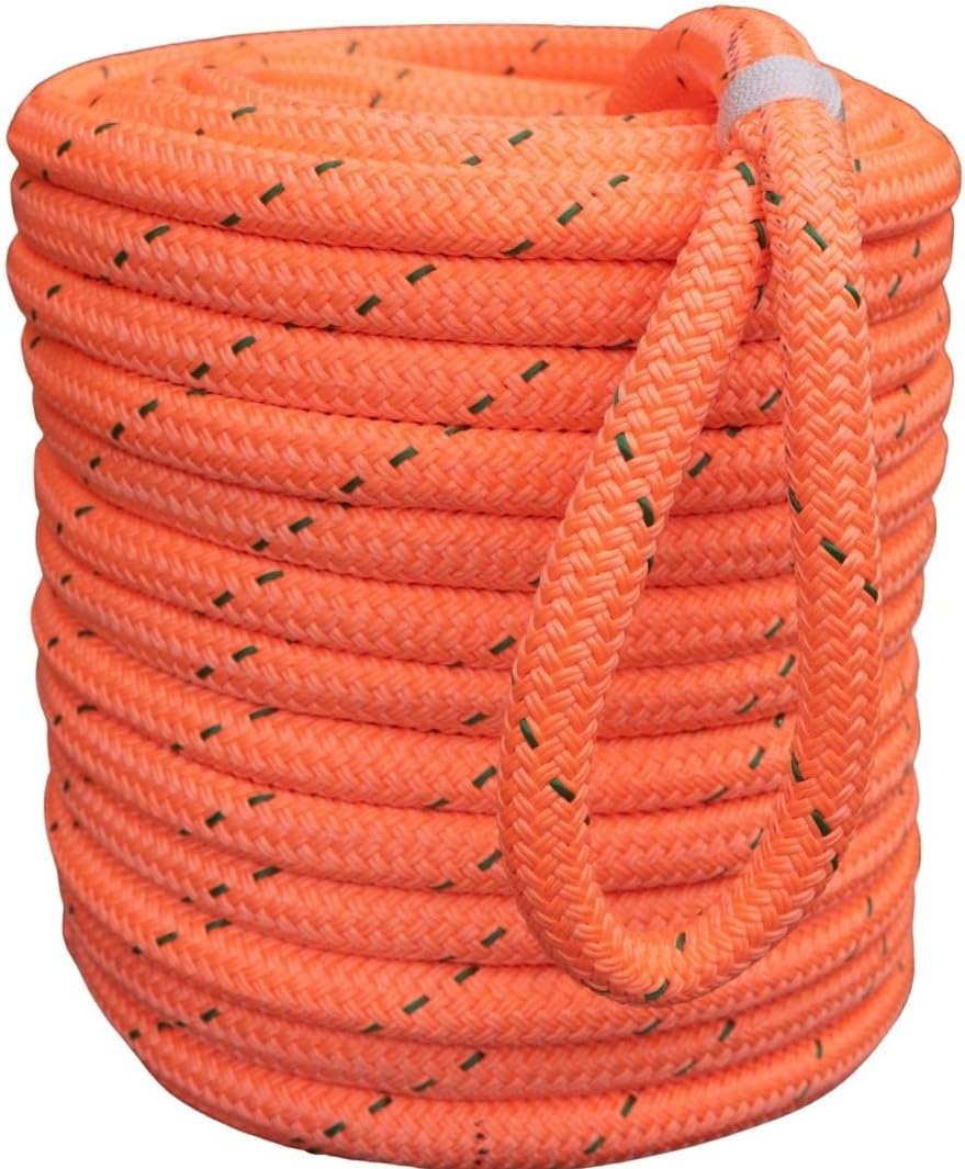 Amazon.com: AllGear Double Braid Arborist Bull Rope | Composite Husky ...