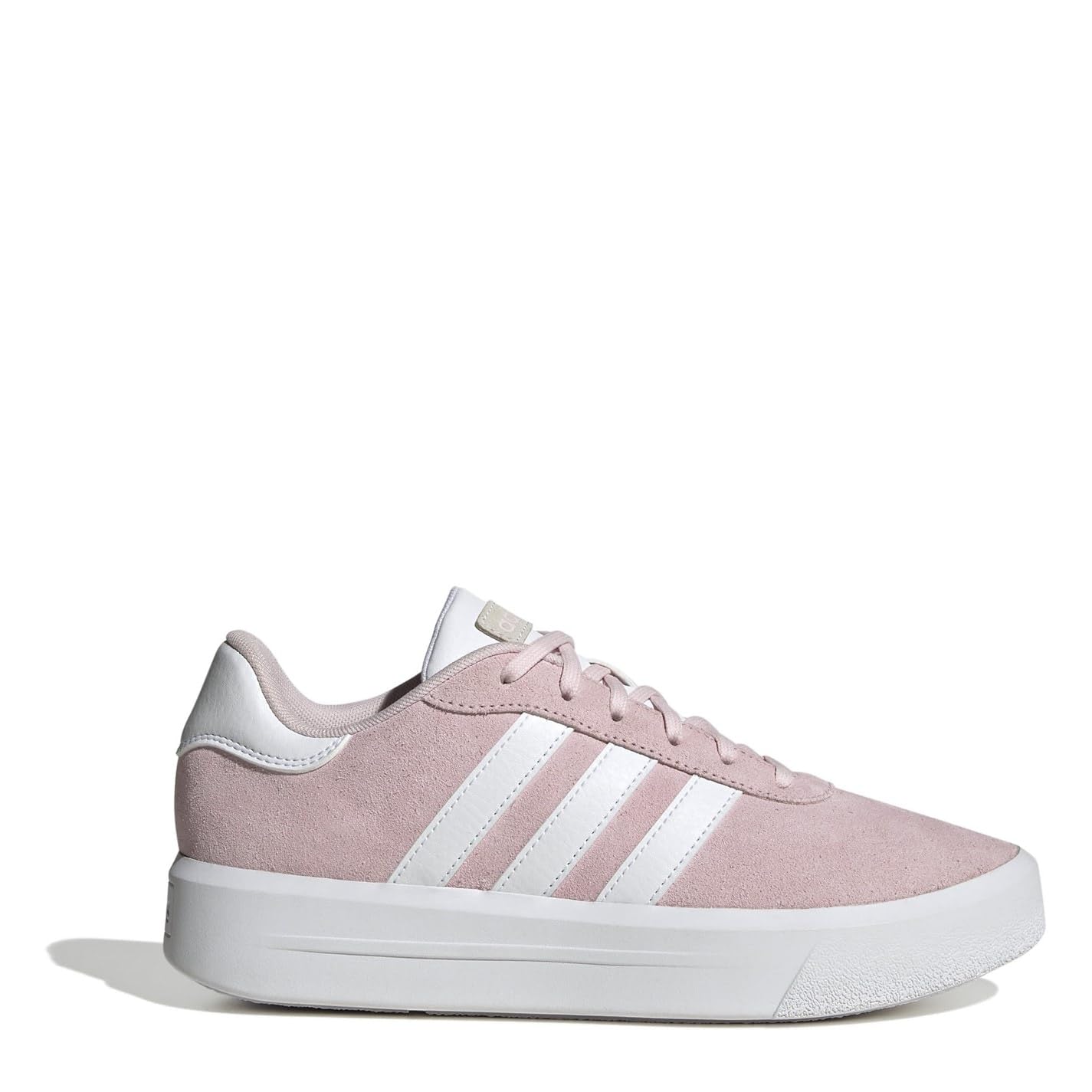 Buy adidas Womens Court Platform Suede CLPINK/FTWWHT/FTWWHT Running ...