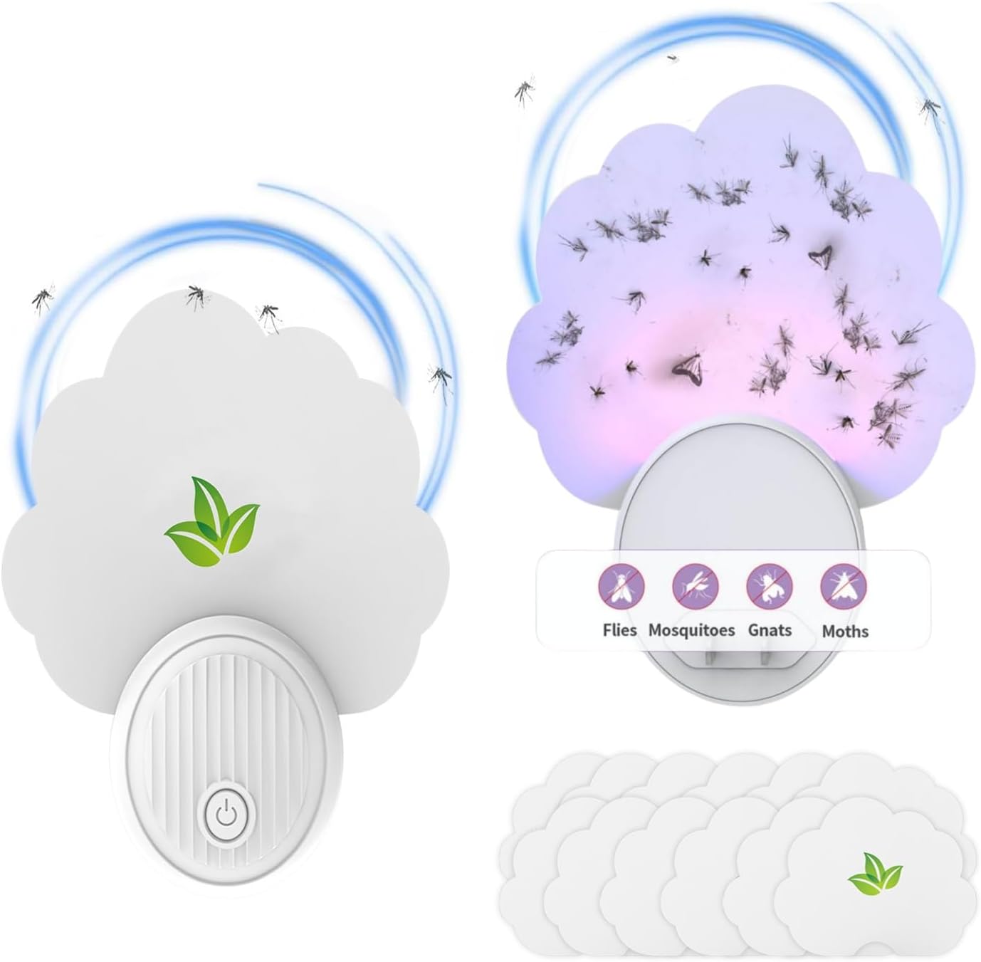 Zevo Flying Insect Trap & 3 Cartridges - Plug in Fly Trap & Indoor Bug ...