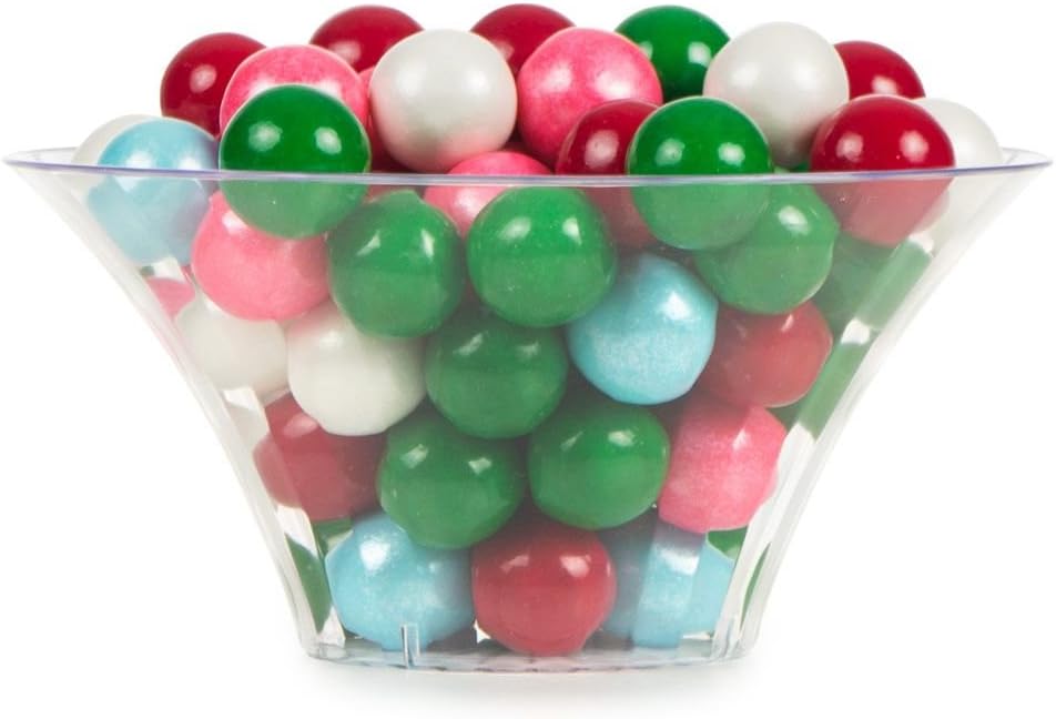 Amazon.com | Maryland Candy Time Clear Plastic Medium Flared Bowl, (7. ...