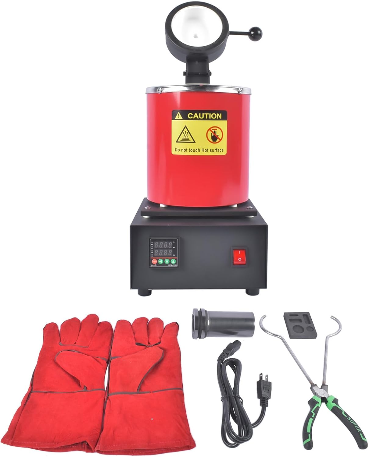 Amazon.com: 2KG Gold Melting Furnace, 1500W 2012°F Melting Furnace ...