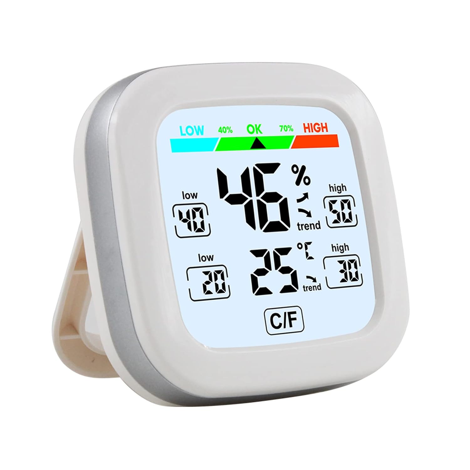 Indoor Electronic Hygrometer & ermometer Digital Temperature Hui Meter ...