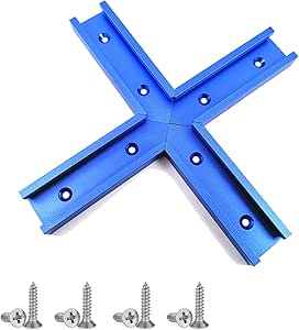 4pcs Woodworking Track Sliding Channel 76mm Aluminum Alloy Guide Rails ...
