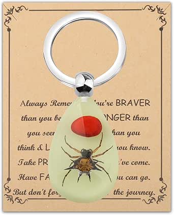 BNQL Real Scorpion Keychain Gifts Resin Scorpion Pendant With Real ...