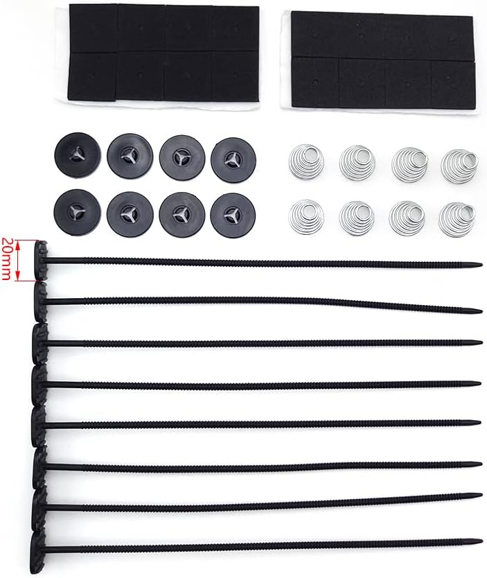 Amazon.com: Suvnie Fan Mounting Kit, Car Electric Radiator Fan Plastic ...