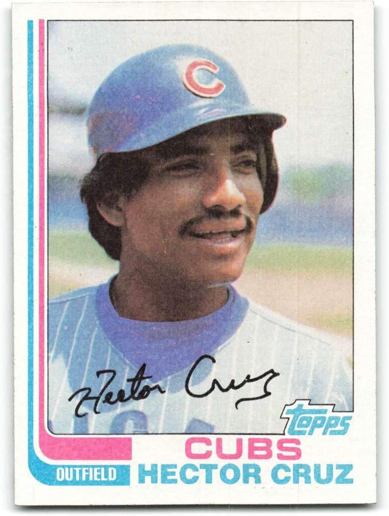 Amazon.com: 1982 Topps Baseball #663 Hector Cruz Chicago Cubs Official ...