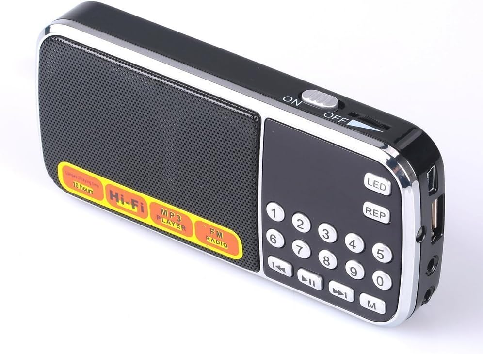 Amazon.com: Mfine Portable Mini USB FM Radio Speaker Music Player Micro ...