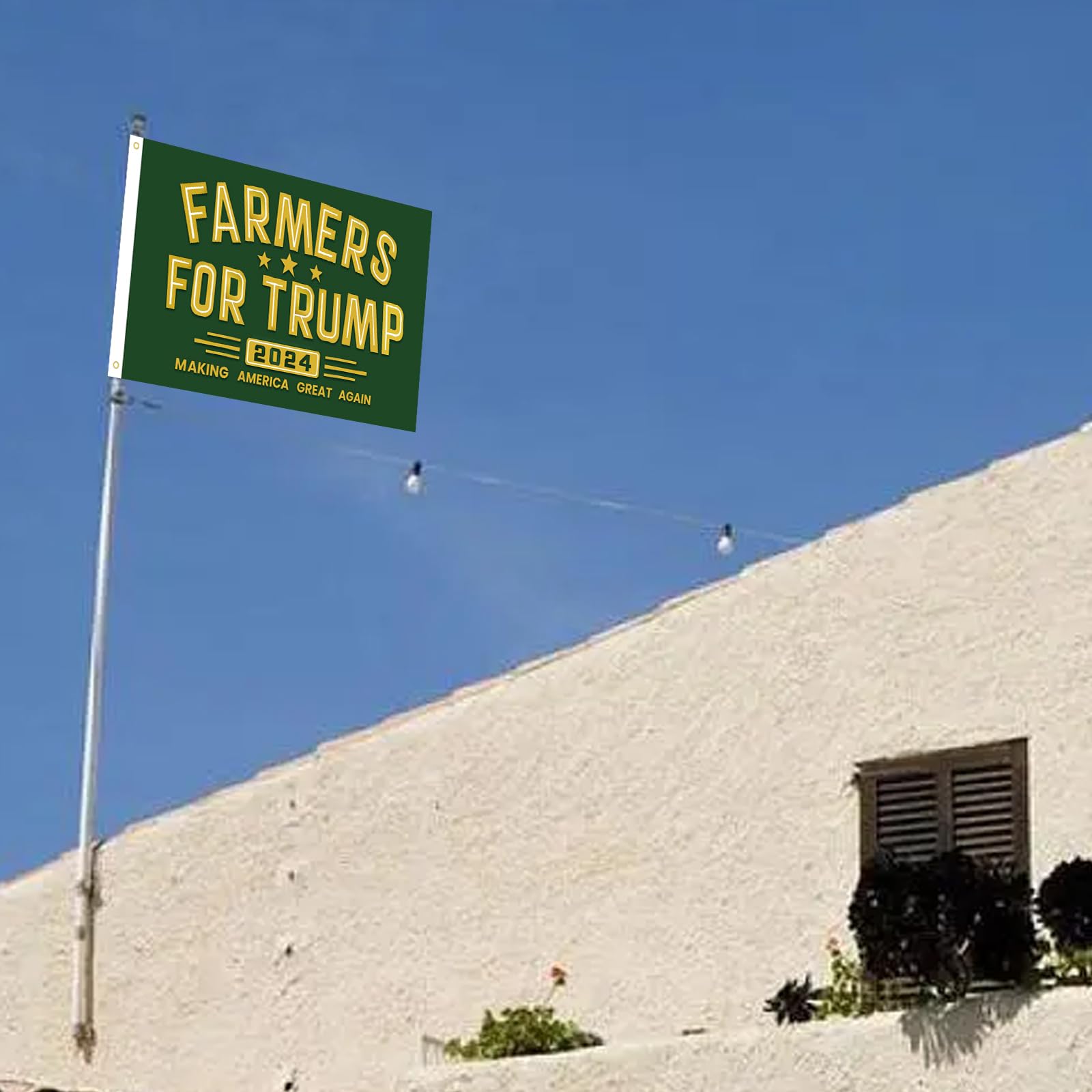 Snapklik.com : Farmers For Trump 2024 Flag Double Sided,Making America ...