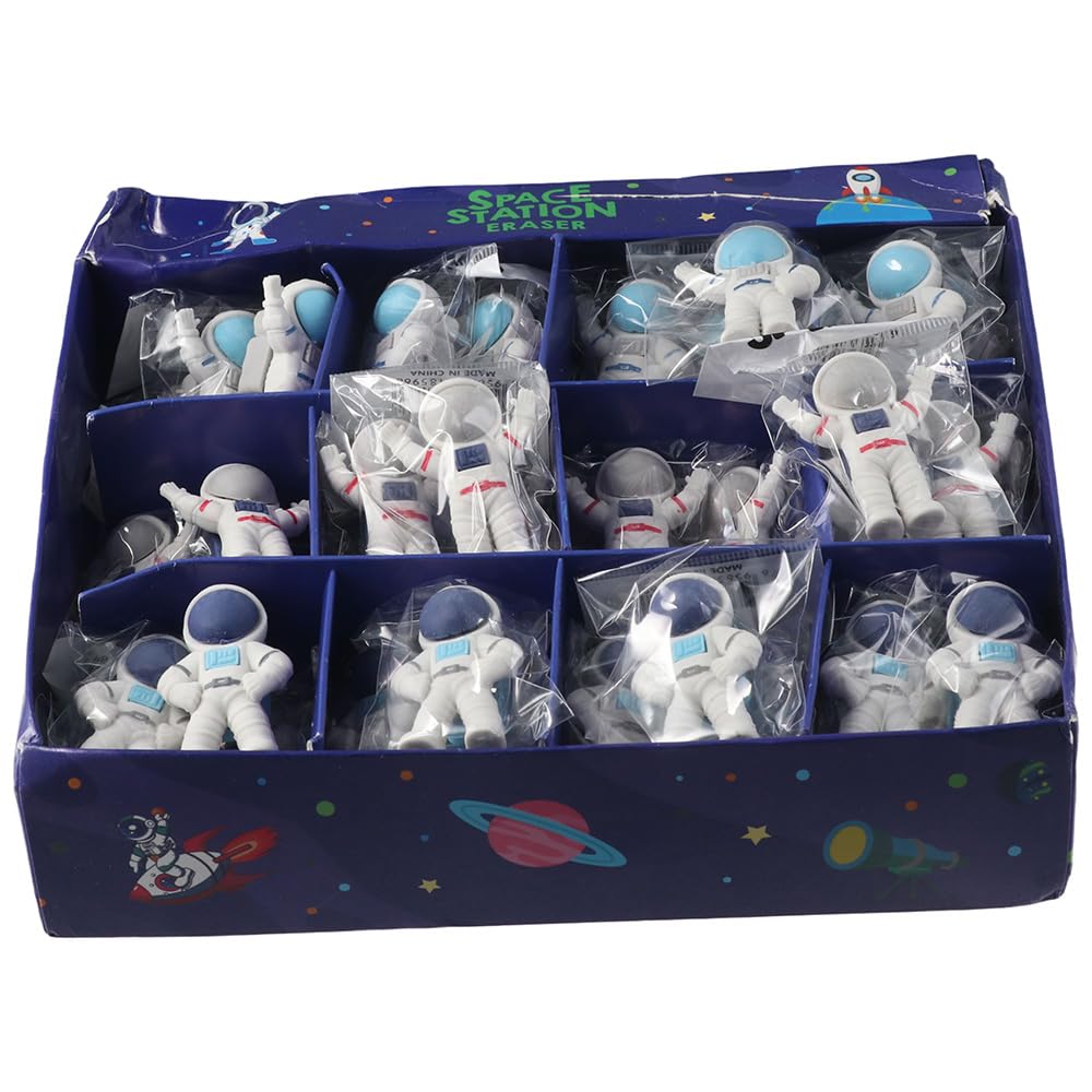 Amazon.com : okhobby 48Pcs Cute Space Erasers, 3D Mini Astronaut Shaped ...