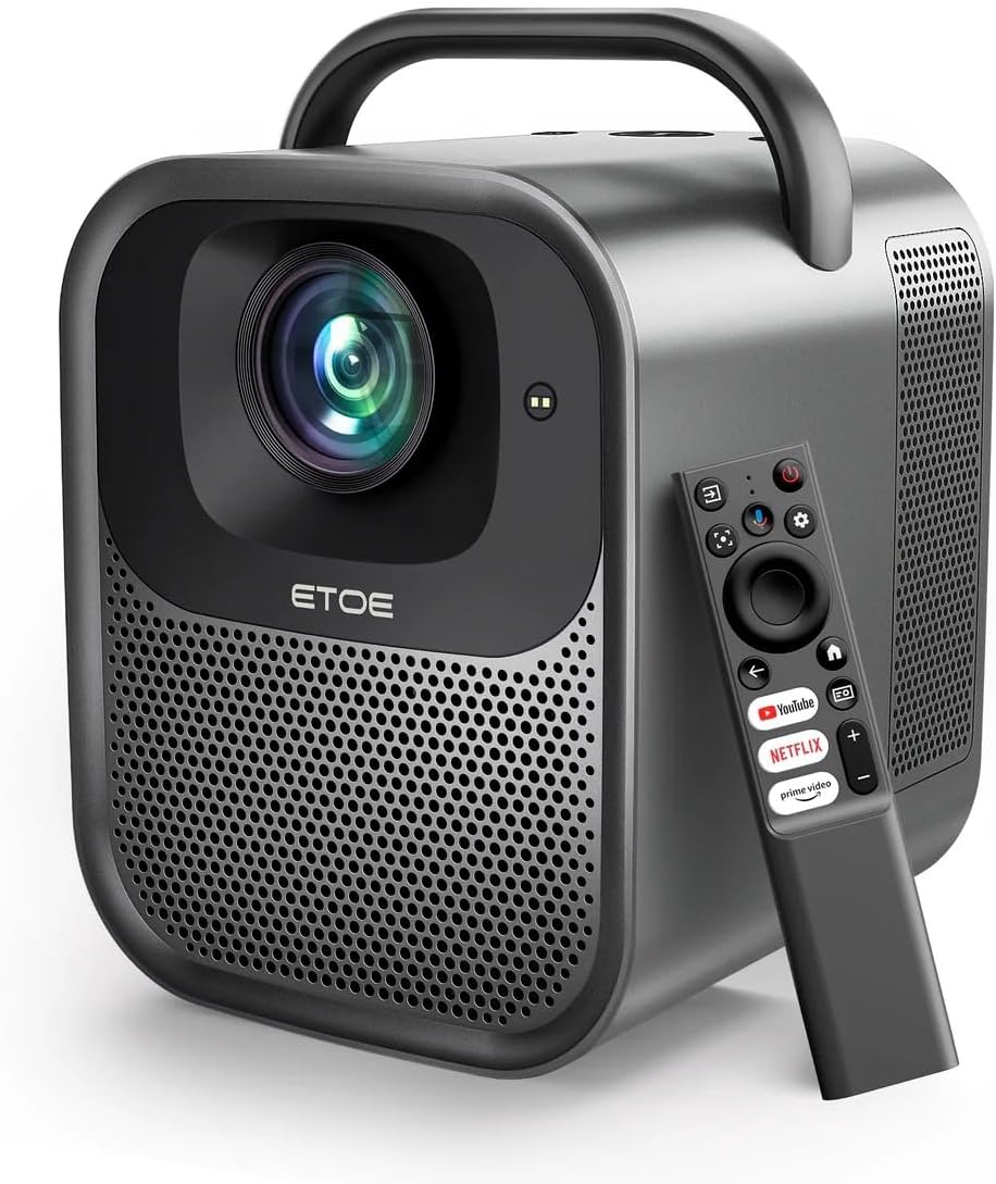 ETOE Seal Pro 1080P Google TV Projector with Netflix, YouTube, Prime ...