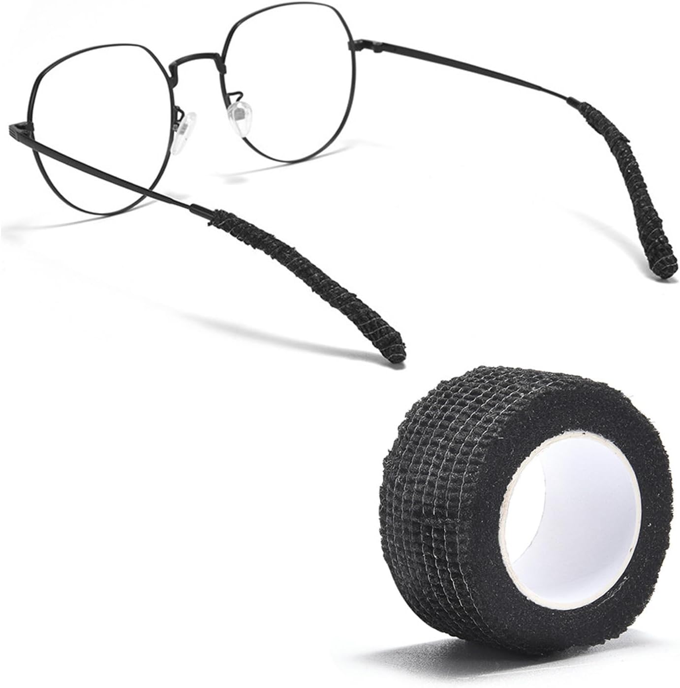 Amazon.com: Glasses Ear Cushion Bandage, Eye Glasses Ear Grippers Anti ...