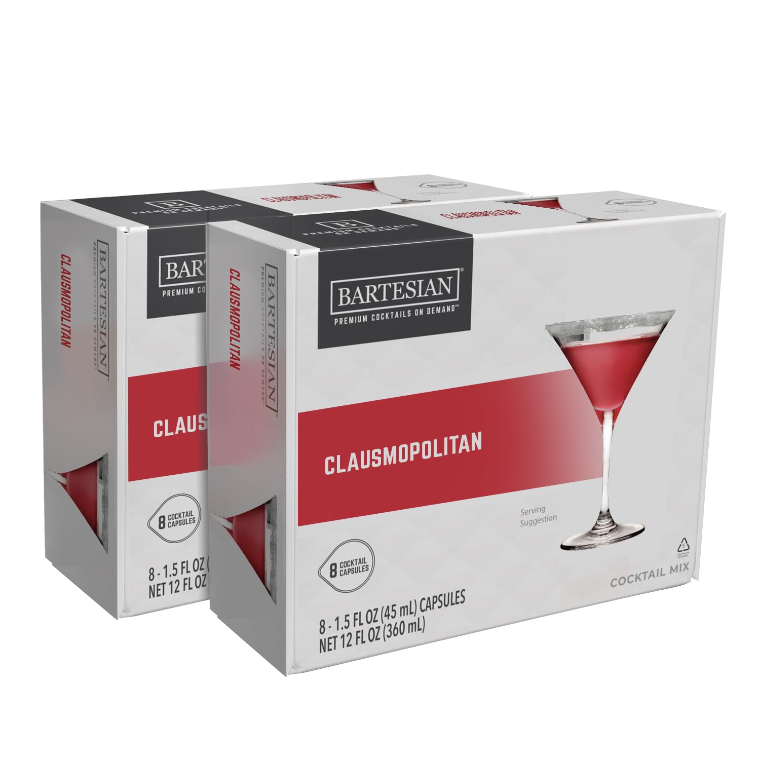 Snapklik.com : Bartesian 16-Pack Clausmopolitan Mixer Capsules For ...