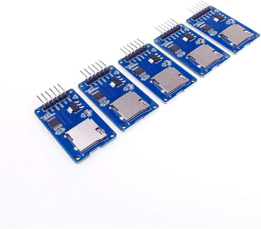 ANGEEK 5 Stück Micro SD TF Karte Memory SPI Reader für Arduino ...