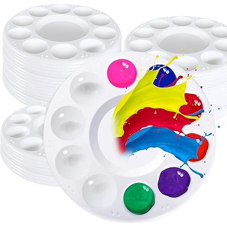 Amazon.com: Bulk Buy: Darice DIY Crafts PVC Artist Palette 10 Wells 7 ...