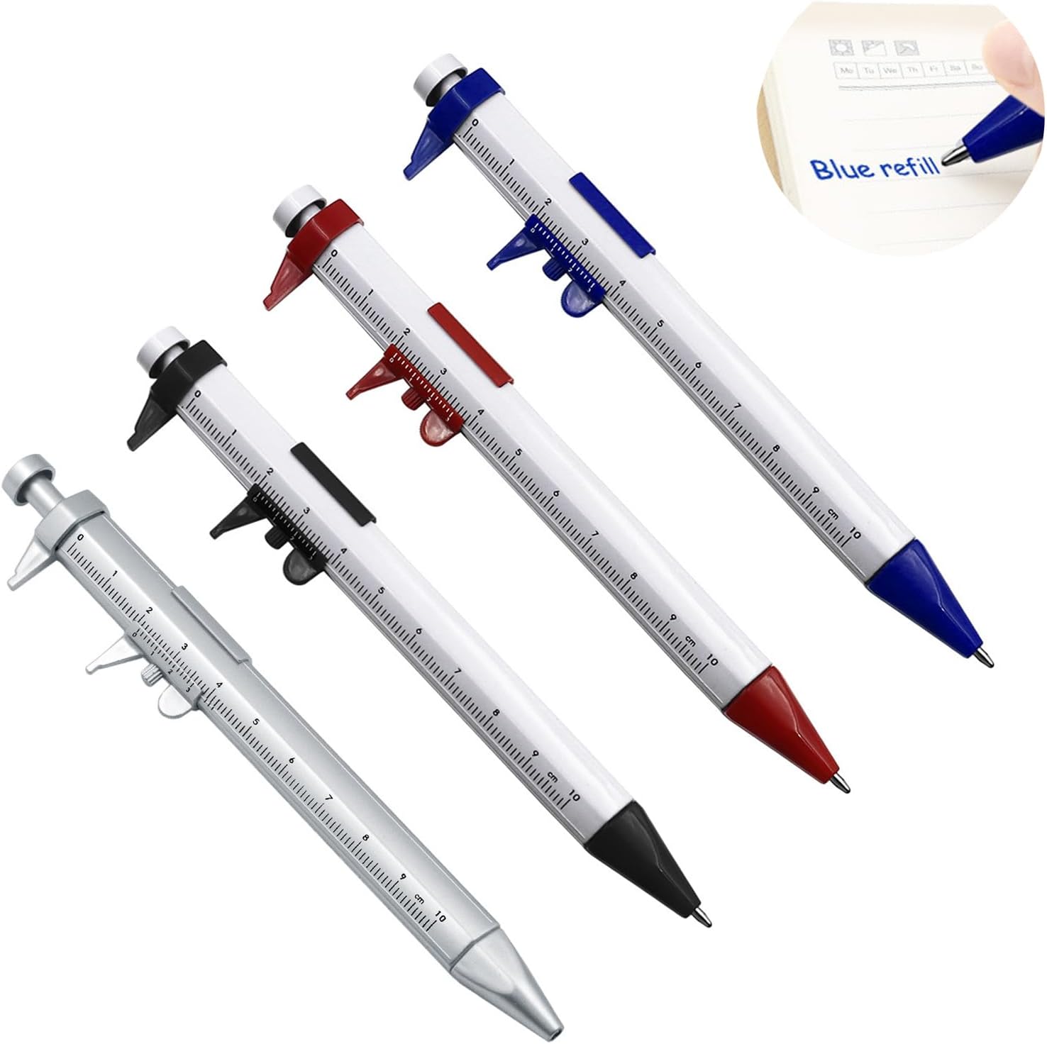 Vernier Caliper Ballpoint Pen, Engineering Pen, 0-100mm Measurement 2 ...