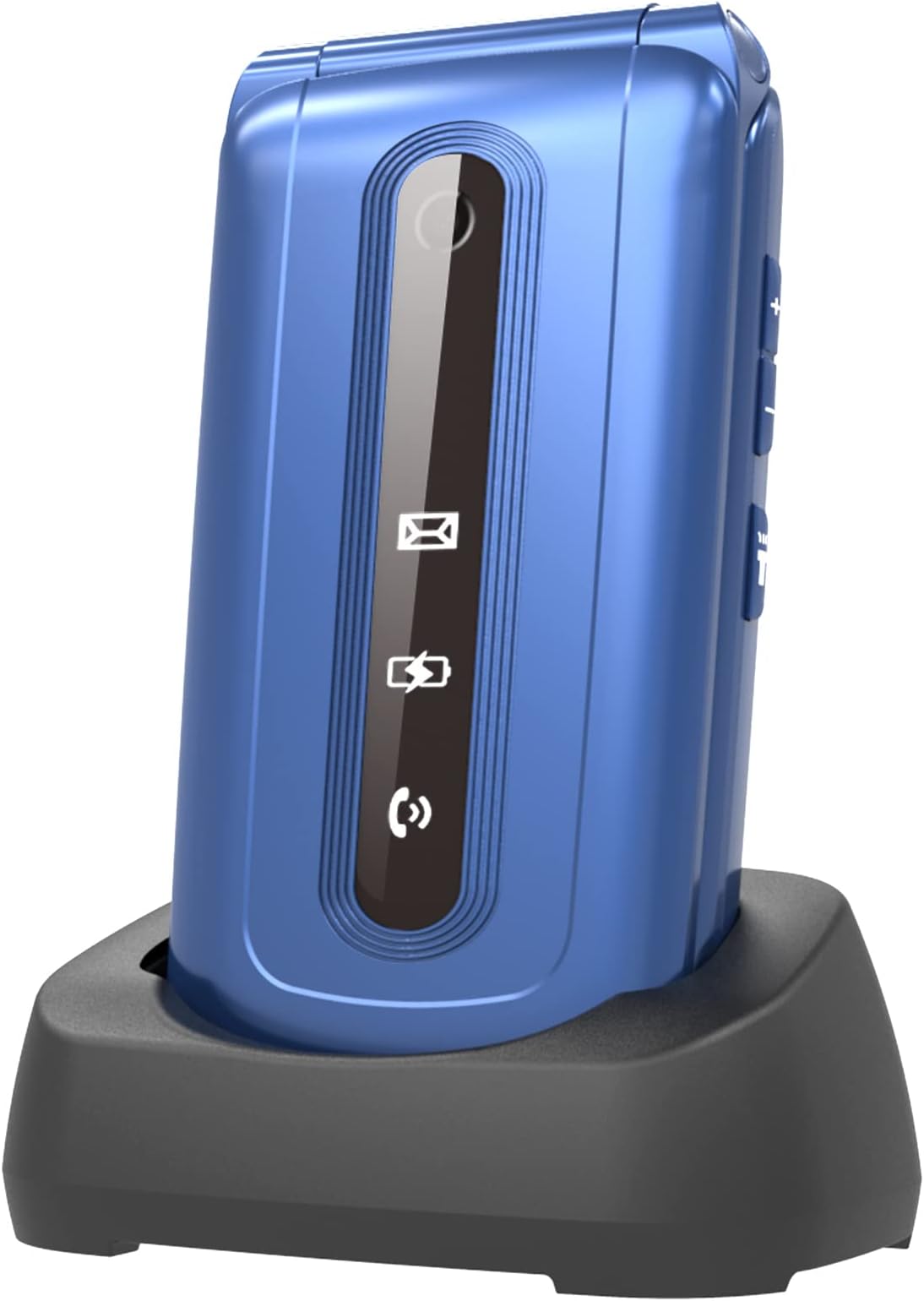 USHINING 4G Seniorenhandy ohne Vertrag, Mobiltelefon Einfach Großtasten ...