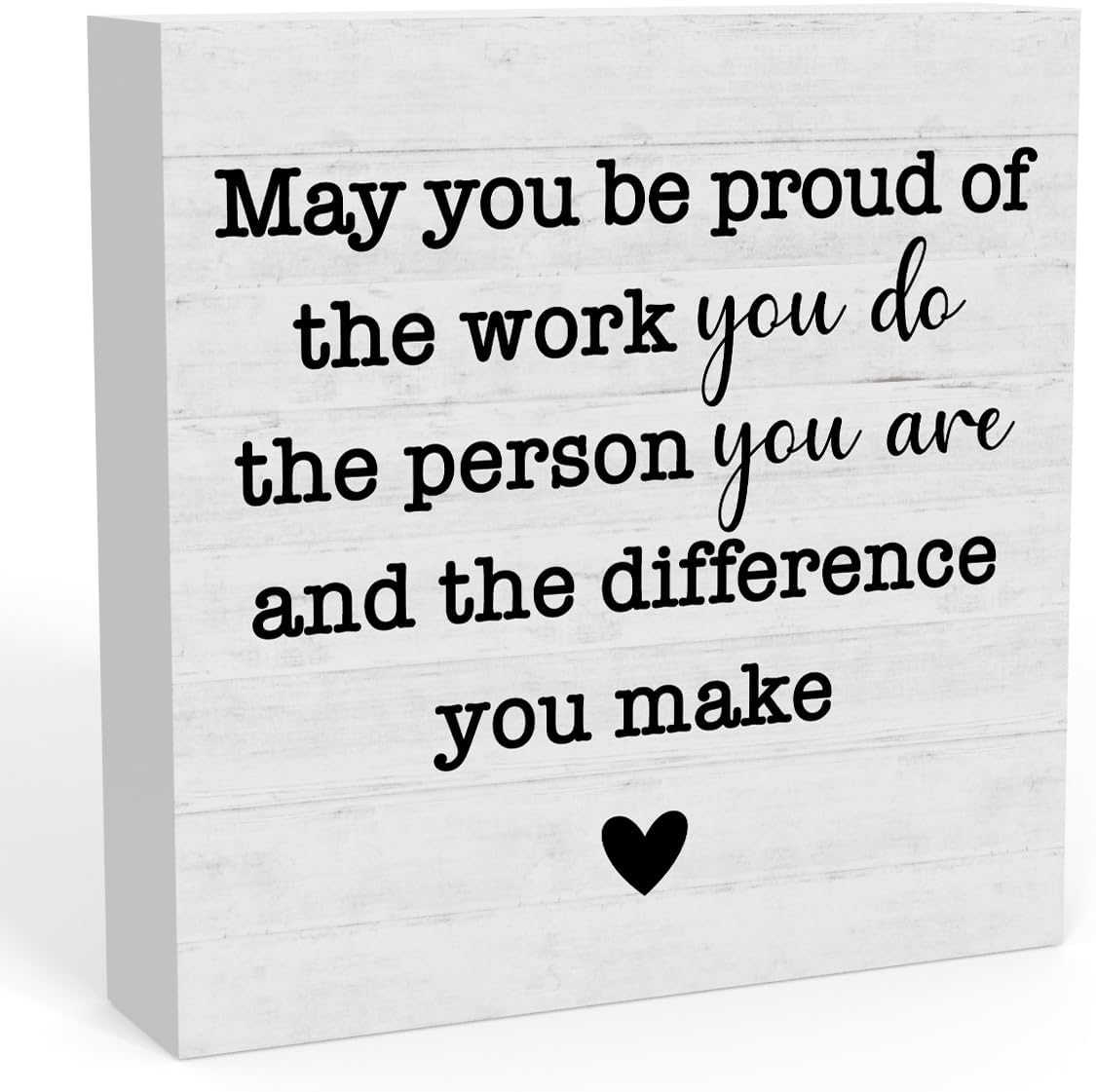 Amazon.com: Inspirational May You Be Proud of the Work Sign, Home ...