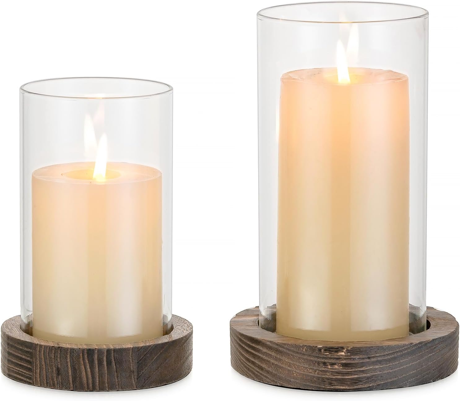 Amazon.com: NUPTIO Hurricane Candle Holder for Centerpiece: Glass ...