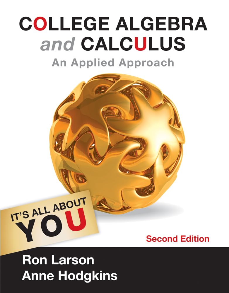 College Algebra and Calculus: An Applied Approach (Textbooks Available ...