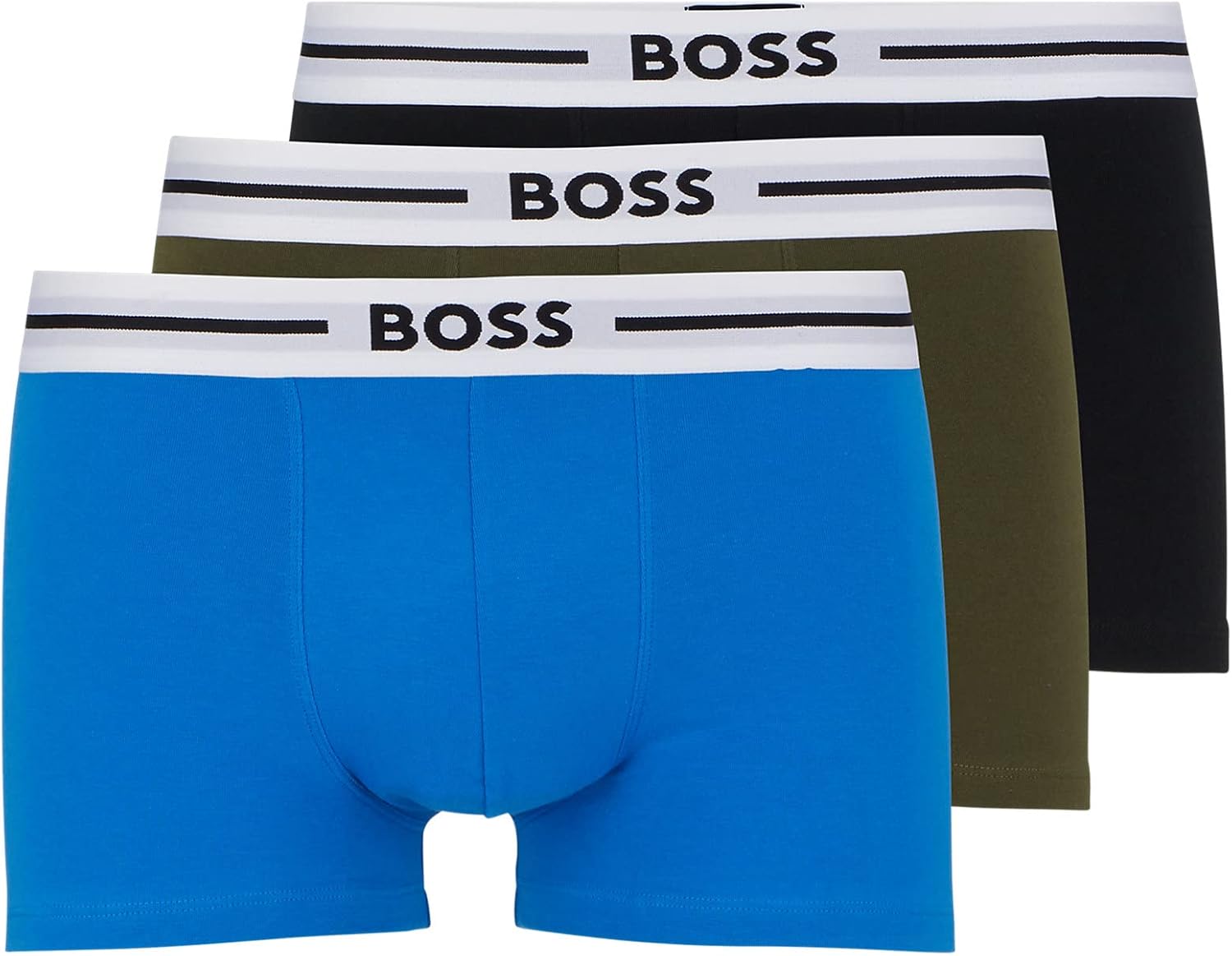 BOSS HUGO BOSS Paquete de 3 Calzoncillos en algodón elástico con Logo ...