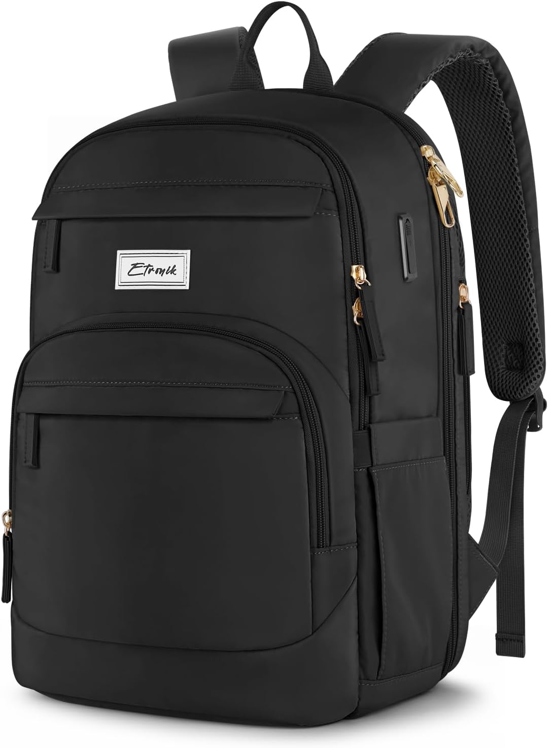 Amazon.com: ETRONIK Travel Backpack for Women, 17.3 Inch Anti Theft ...