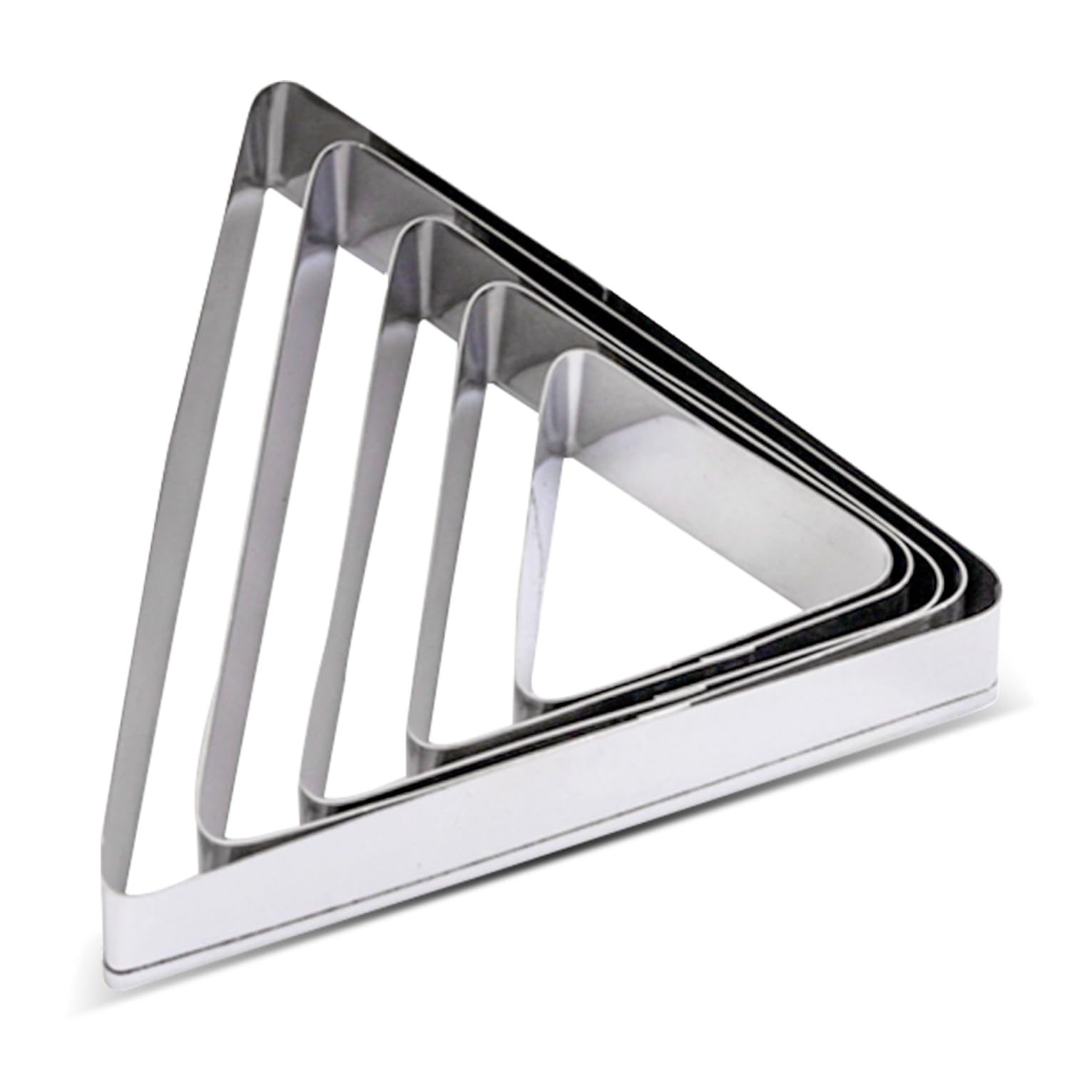 Amazon.com: SK Triangle Shape Cookie Cutter Set, Stainless Steel, 5 ...