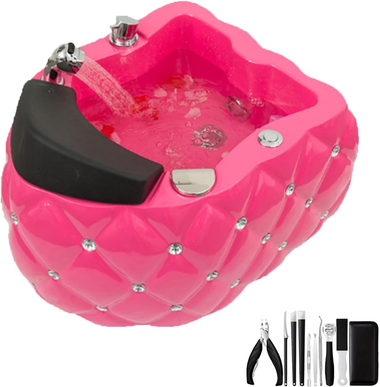 Amazon.com: BRCYKRWY Acrylic Footbath Spa Foot Bath Pedicure with Heat ...