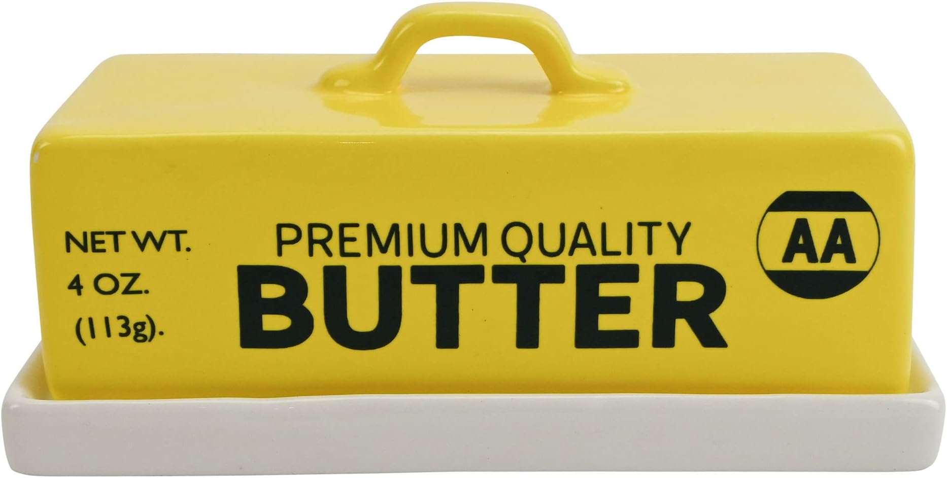 Amazon.com: Boston Warehouse Farmhouse Cow Hand Painted Ceramic Butter ...