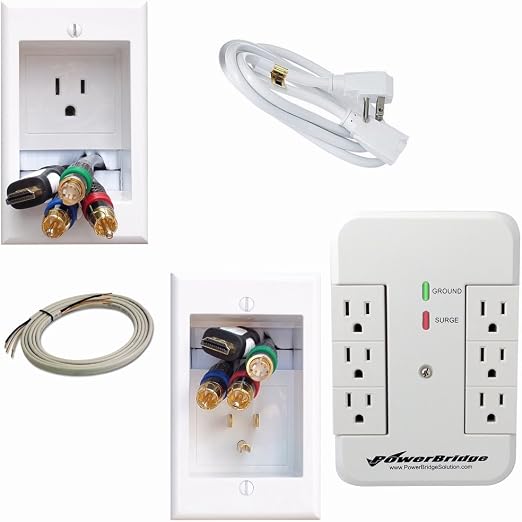 Amazon.com: PowerBridge Solutions In-Wall Cable Management PowerBridge ...