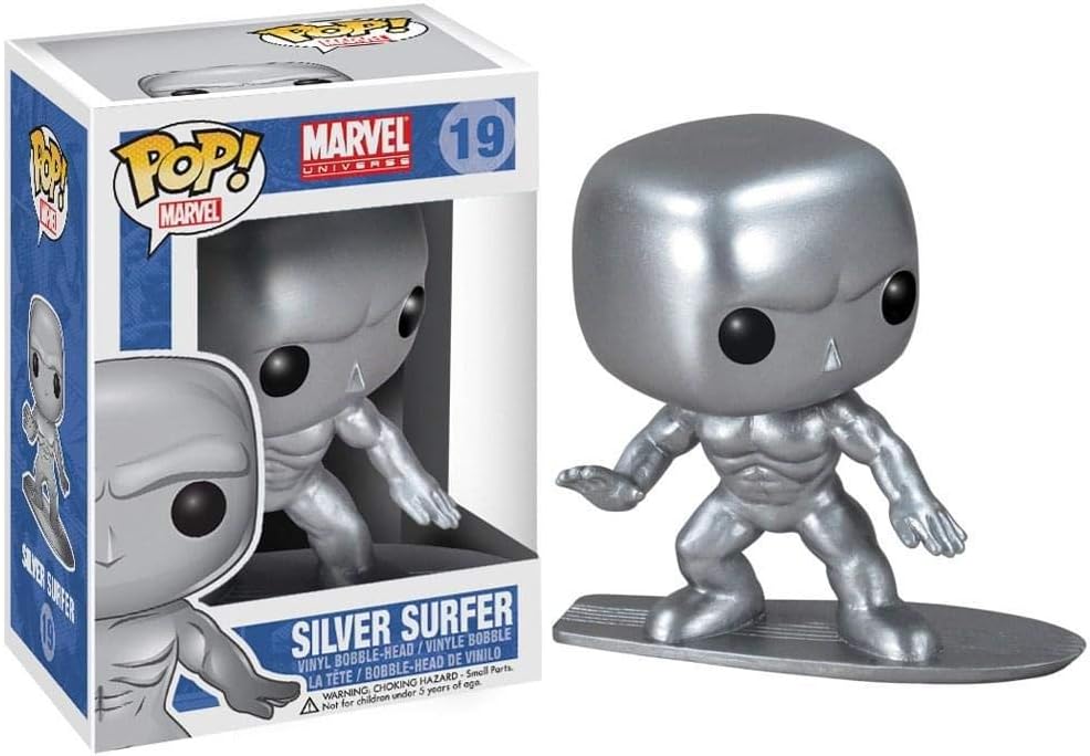 Amazon.com: Fantastic 4 - Silver Surfer Pop! Vinyl Bobble Figure : Toys ...