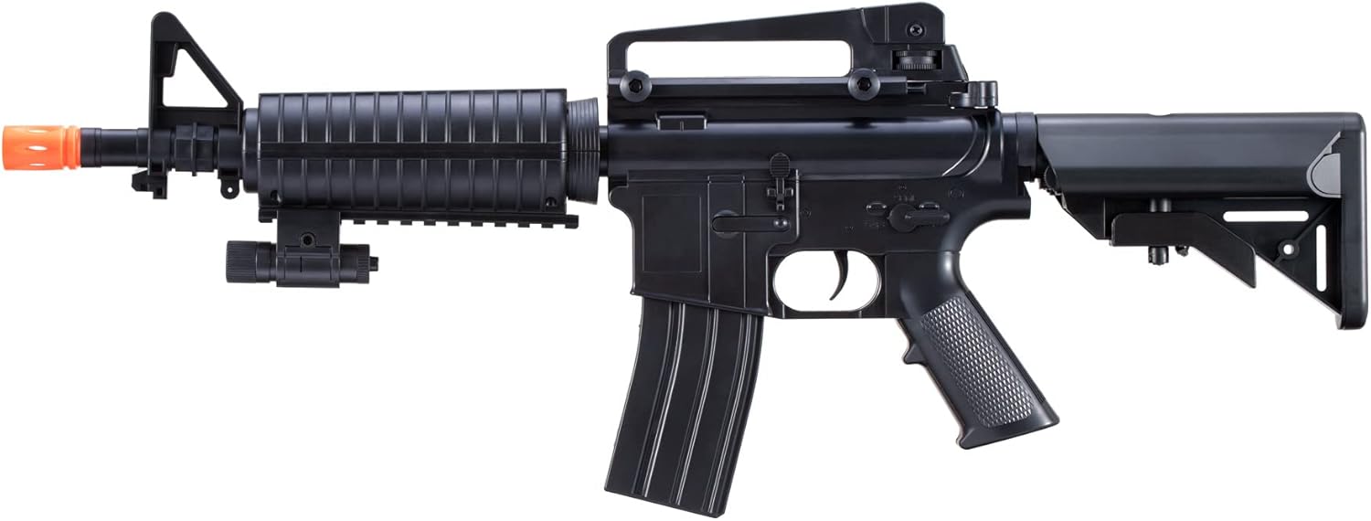 Lightweight M16 Spring Powered Airsoft Rifle with M4 Handguard and ...