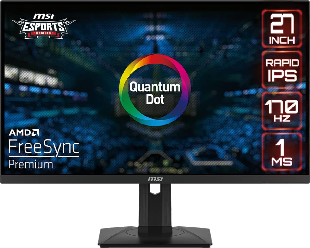 Amazon.com: MSI G274QPF-QD, 27" Gaming Monitor, 2560 x 1440(QHD), IPS ...
