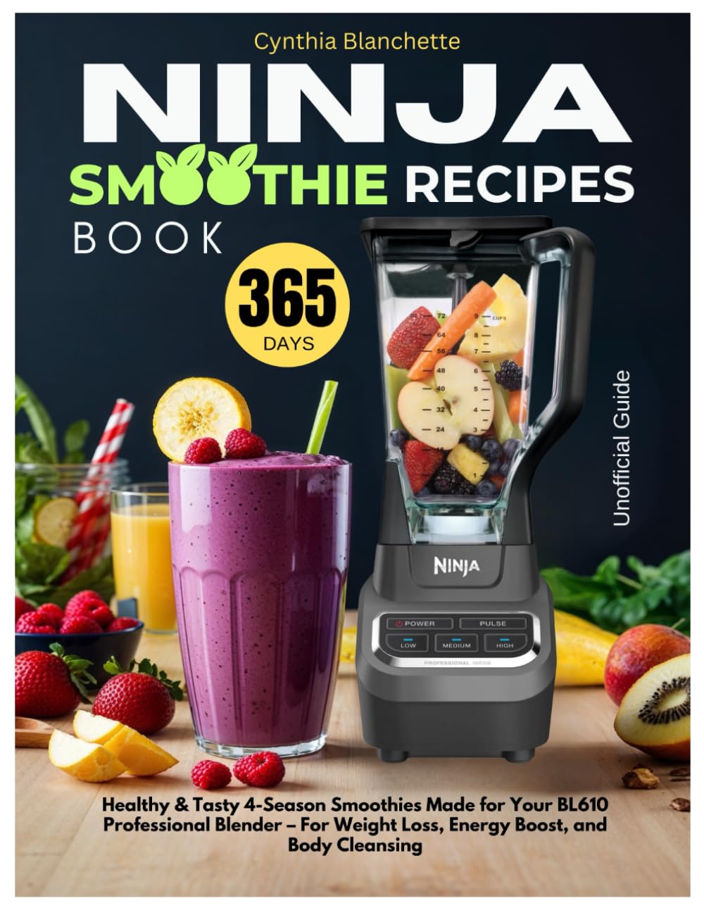 Amazon.com: Ninja Smoothie Recipes Book: 365 Days Healthy & Tasty 4 ...