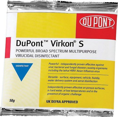 Virkon® S Powder 50 gram sachets (Pack of 5) : Amazon.co.uk