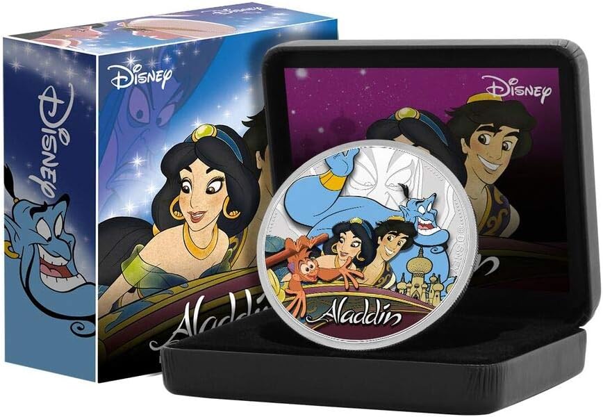 Buy Aladdin Disney Coin for Collectors with Limited Mintage (4,999 ...