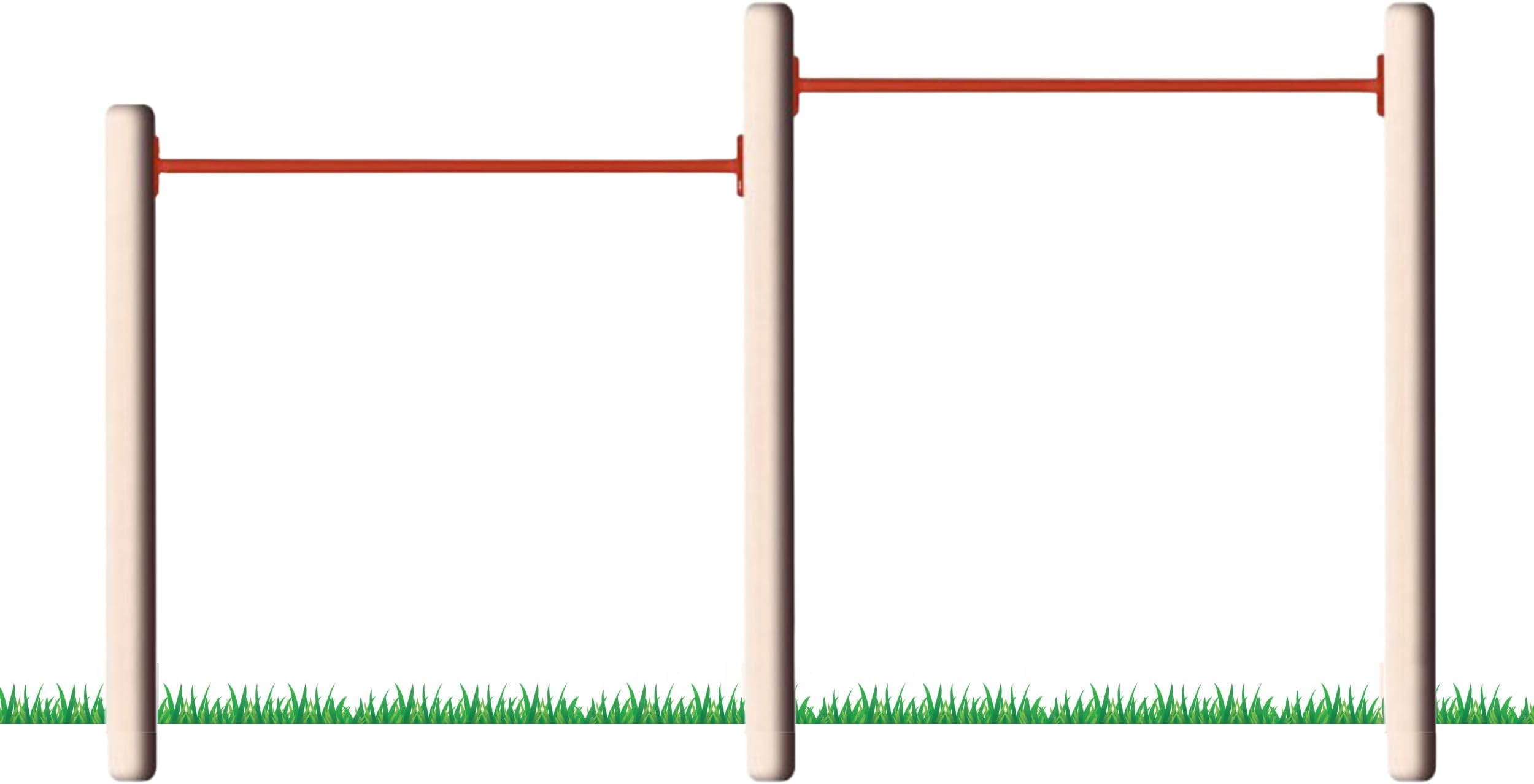 Gartenpirat Kletterstange Outdoor – Spielgeräte für draußen – Doppel ...