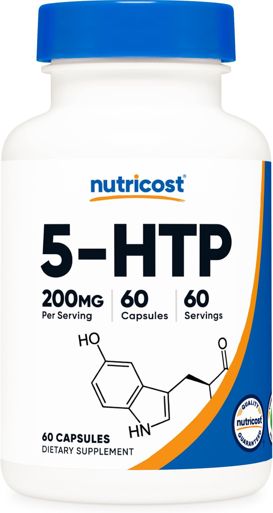 Amazon.com: Nutricost 5-HTP 200mg, 60 Vegetarian Capsules (5 ...