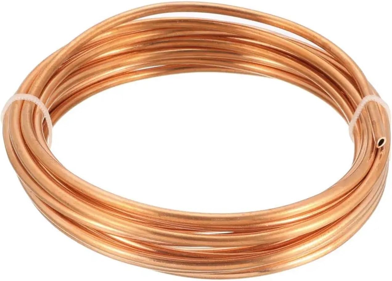 tianwandong 1M Soft Copper Tube Copper Coil Tube OD 2~8mm ID 1~6mm Pure ...