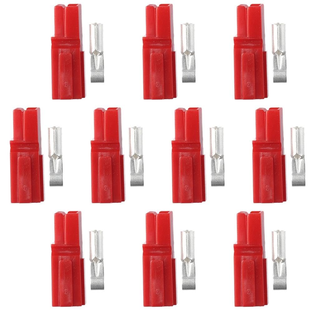 HOBBYIN 10pcs 30 Amp Power Connector High Powerpole Connectors, Red ...